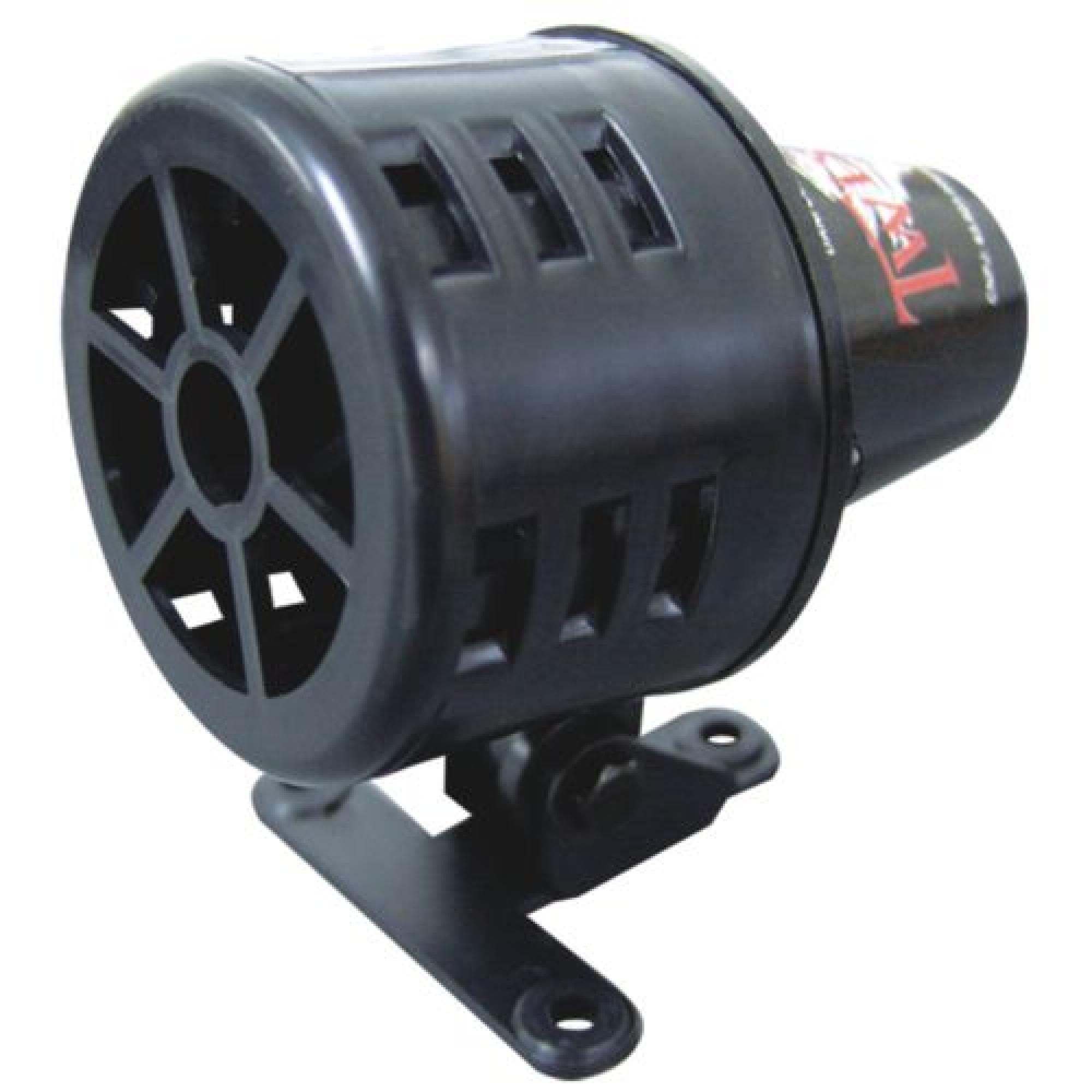 Sirene Rotativa Mecânica DNI-3712 6/17V Preta DNI - Mundomax