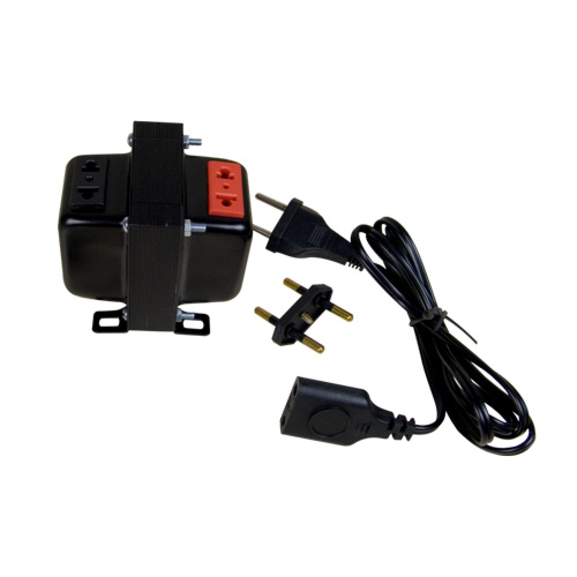 Auto Transformador Universal 127/220VAC e 220/127VAC 100VA HOBBY Preto ...