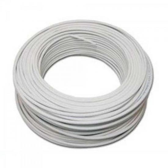 Fio Chato para Telefone Branco 4 Vias MULTITOC - Mundomax