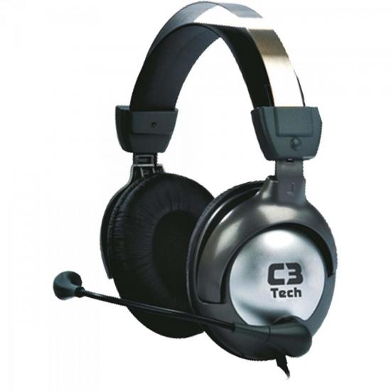 Headset Gamer Raptor MI-2870RS Preto C3 TECH - Mundomax