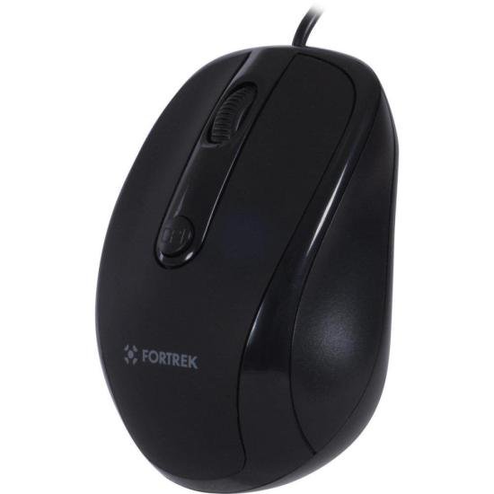 Mouse Fortrek OM103BK USB 2400 Dpi Preto FK 416M - Fortrek