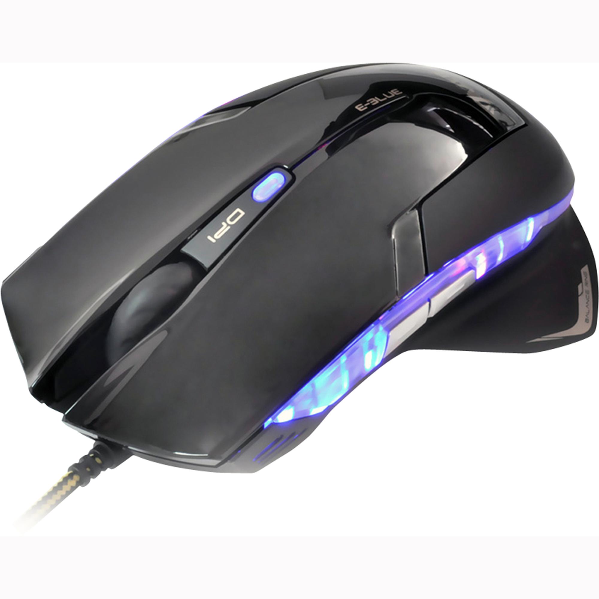 Mouse Gamer USB 2400DPI Mazer Type-R Preto E-BLUE - Mundomax