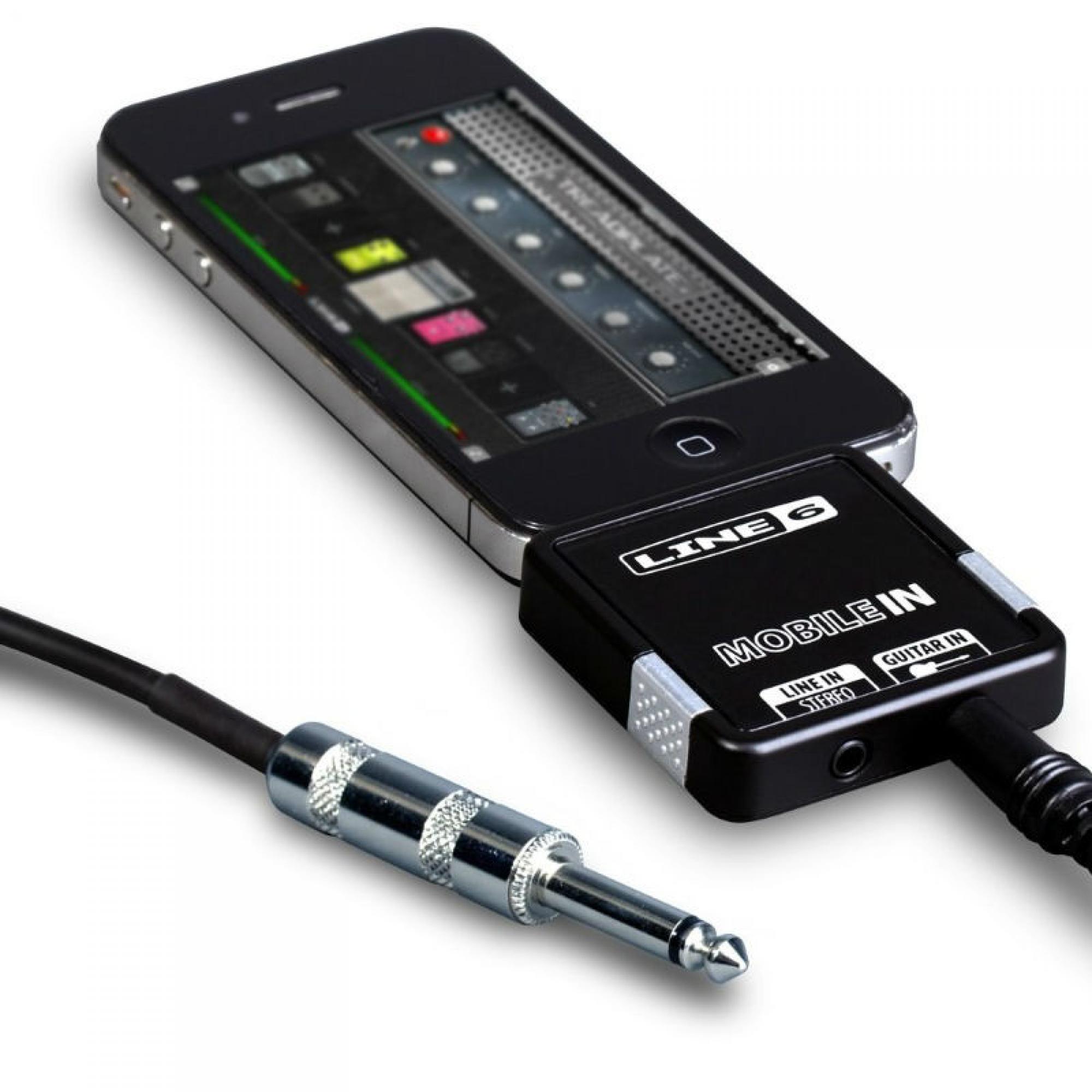 Interface de Áudio para iPhone e iPad Mobile IN LINE 6 - Mundomax