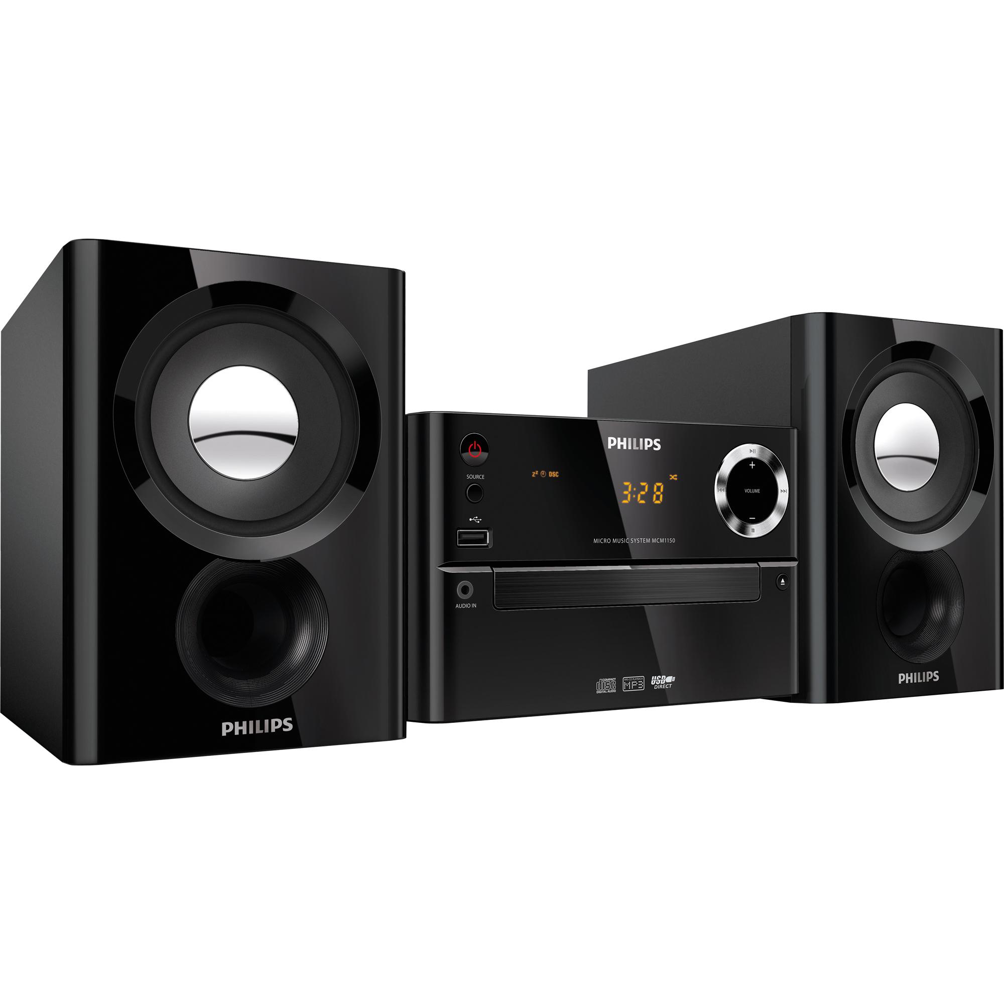 Micro System com CD/MP3/USB MCM1150X/78 15W RMS PHILIPS - Mundomax