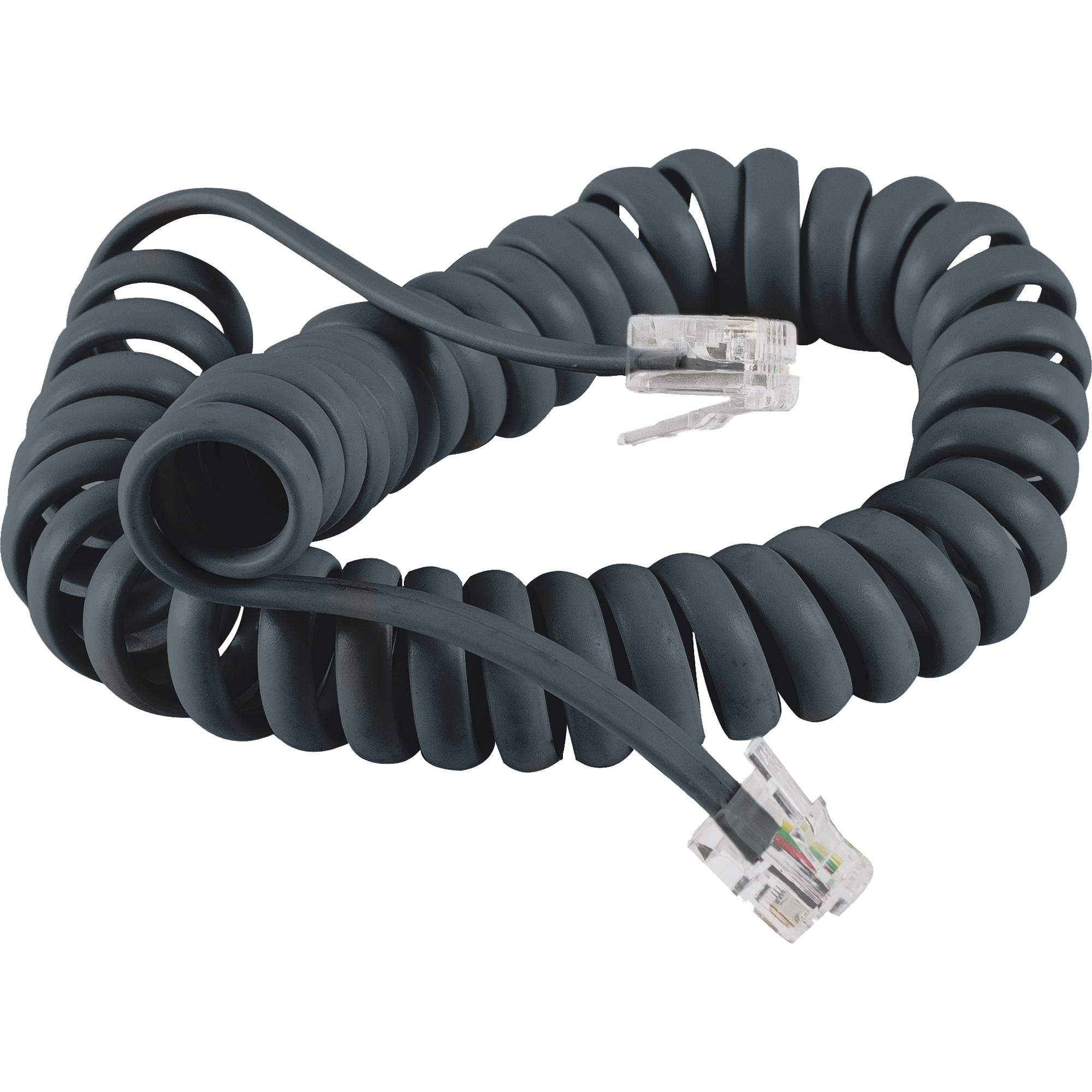 Cabo para Telefone Espiral CBTL0021 RJ11 2m Cinza STORM - Mundomax