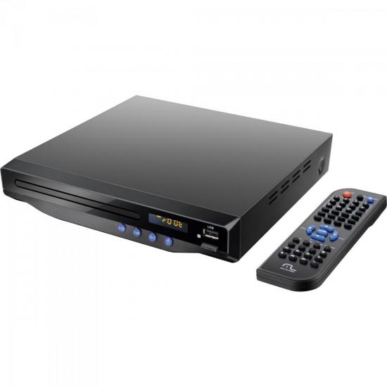 DVD Player MP3/HDMI/USB/KARAOKE SP193 Preto MULTILASER - Mundomax