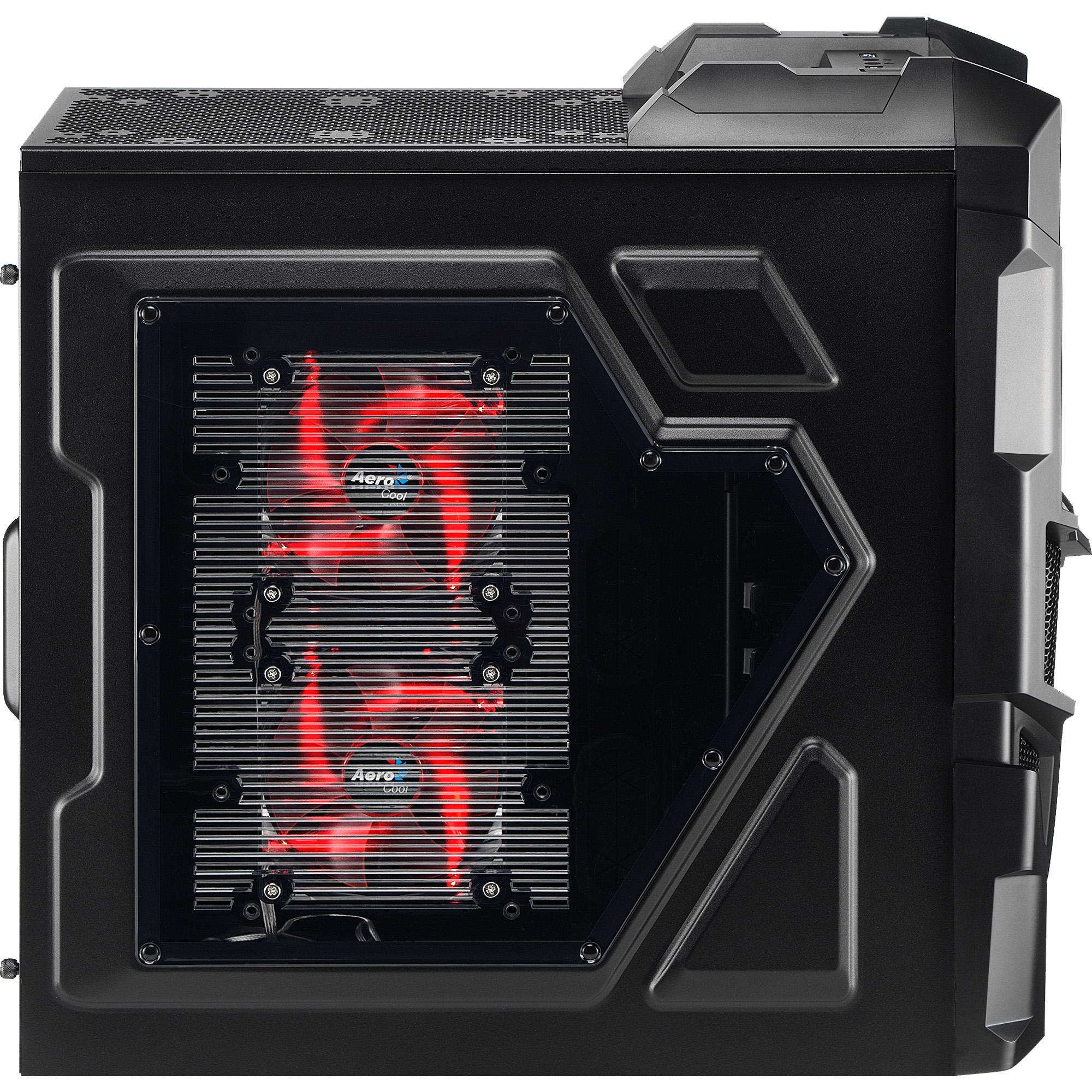 Gabinete Gamer Mid Tower MECHATRON WINDOW BLACK STEEL EDITION EN57028 ...