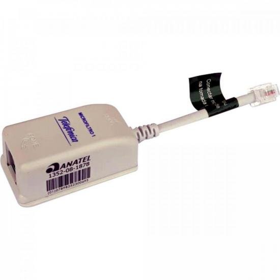 Filtro p/ Modem ADSL F3T1 TELMAX - Mundomax