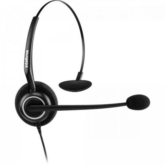 Fone Headset Monoauricular USB CHS 55 Preto INTELBRAS - Mundomax