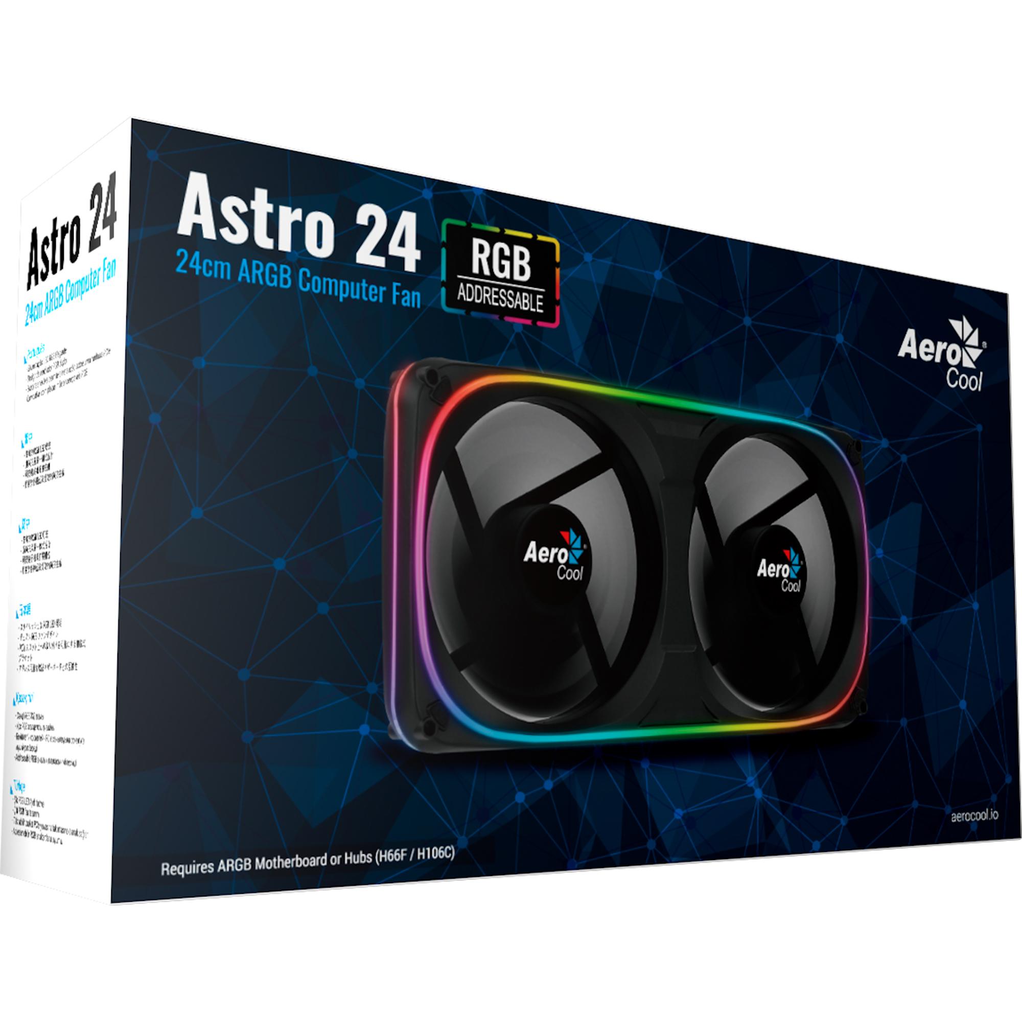 Cooler Dual Fan Aerocool Astro 24 ARGB - Aerocool