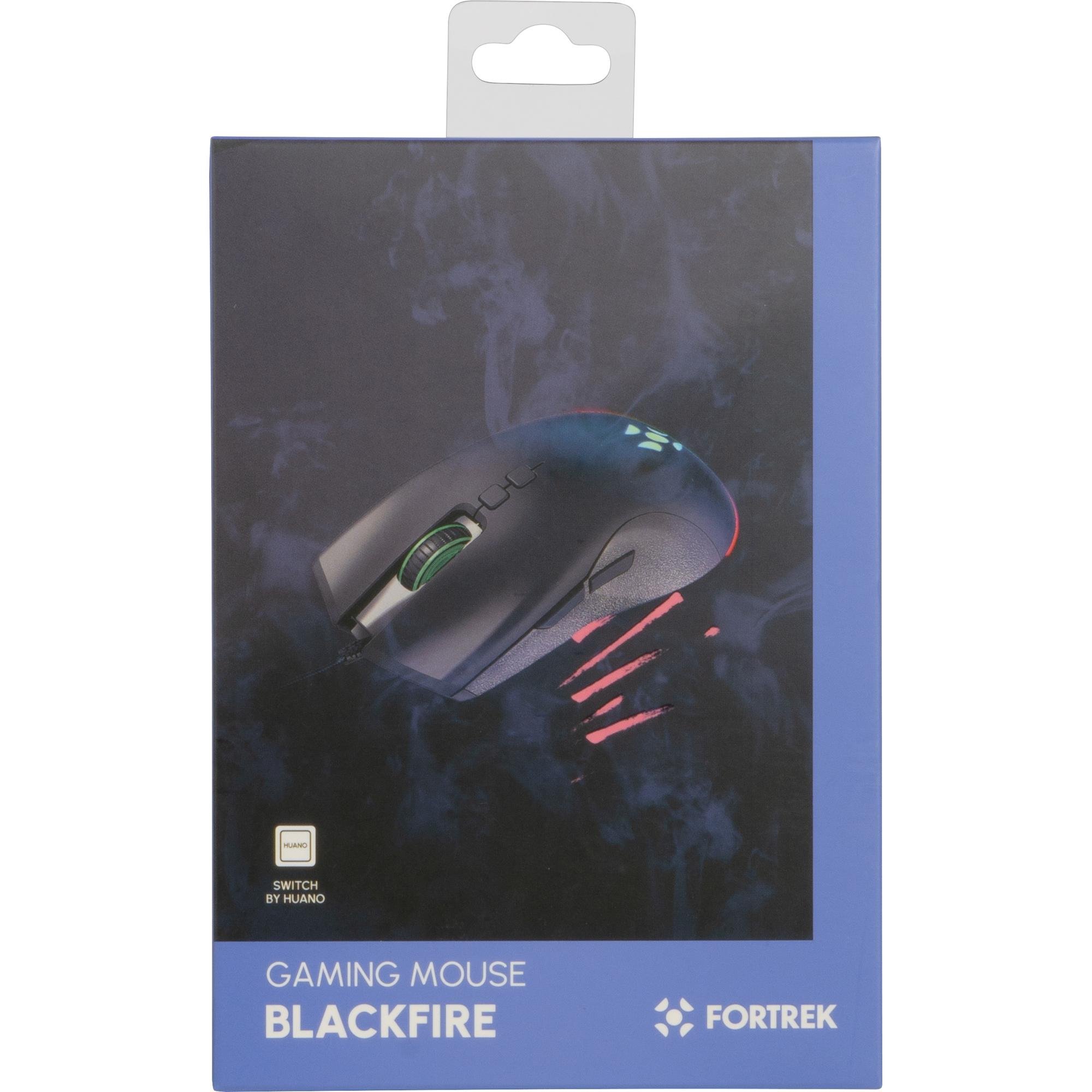 Mouse Gamer Fortrek Blackfire RGB - Fortrek
