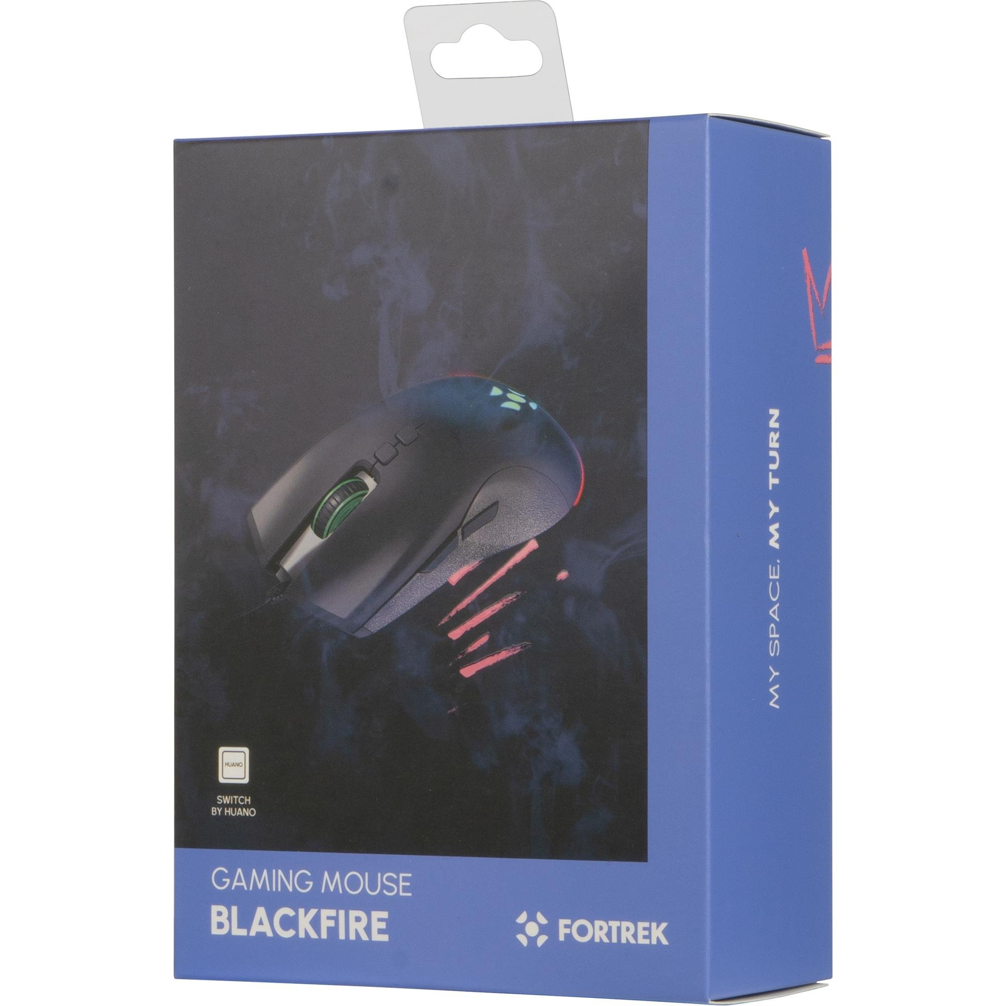 Mouse Gamer Fortrek Blackfire RGB - Fortrek