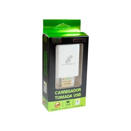 Carregador USB XC-USB-10 2.4A Flex - Mundomax