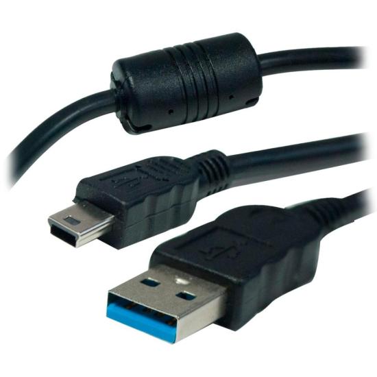 Cabo Carregador Mini USB Para PS3 1.8m Flex - Mundomax