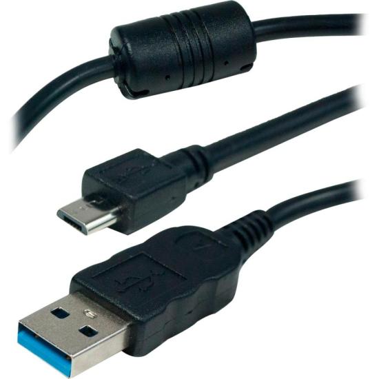 Cabo Carregador Mini USB Para PS4 3.0A 1,8m Flex - Mundomax