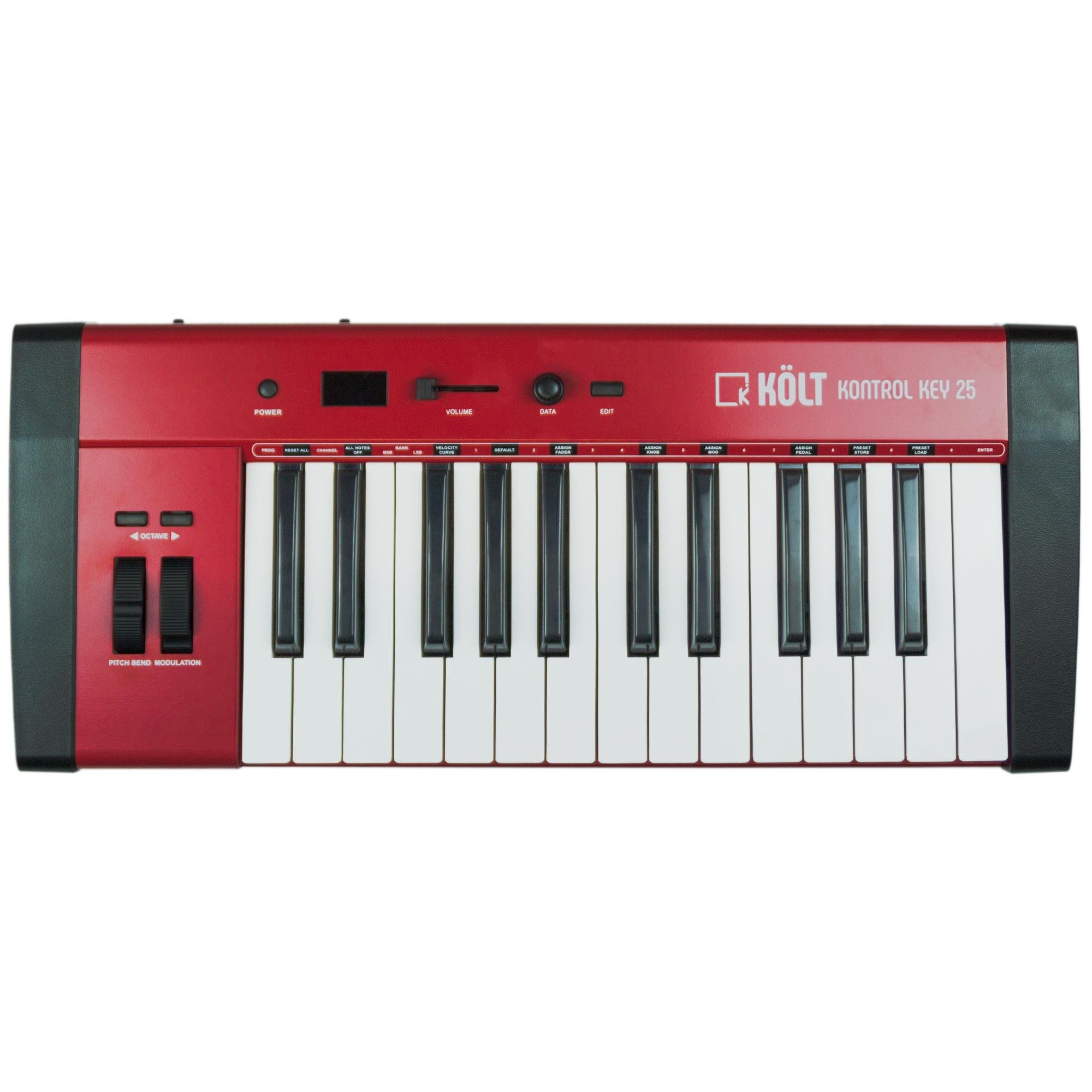 Teclado Controlador Midi Kolt KontrolKey 25 - Mundomax