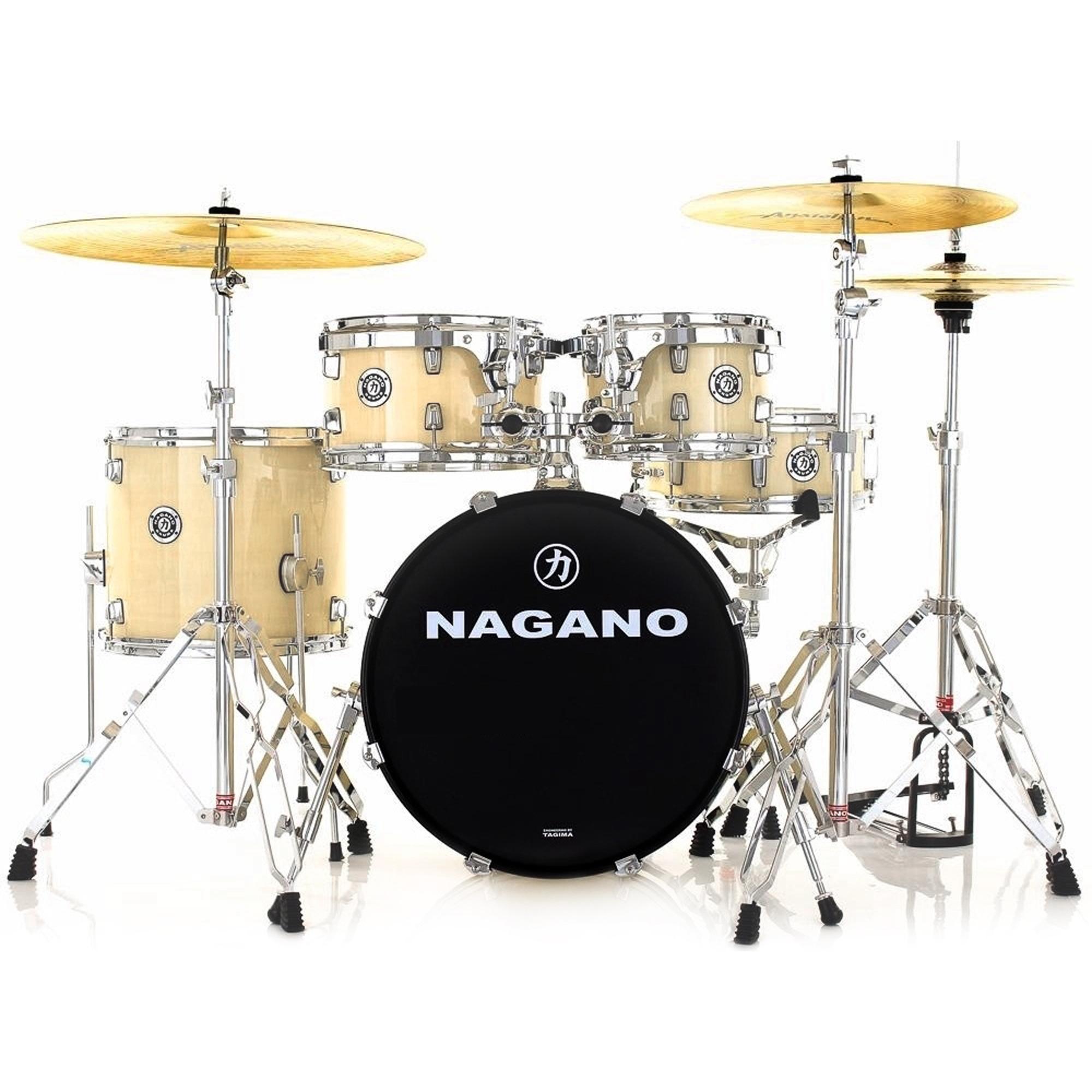 Bateria Nagano Tech Garage Rock 22 Natural - Mundomax
