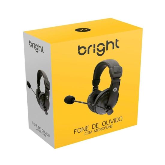 Headset Office Com Microfone Bright P2 - Mundomax