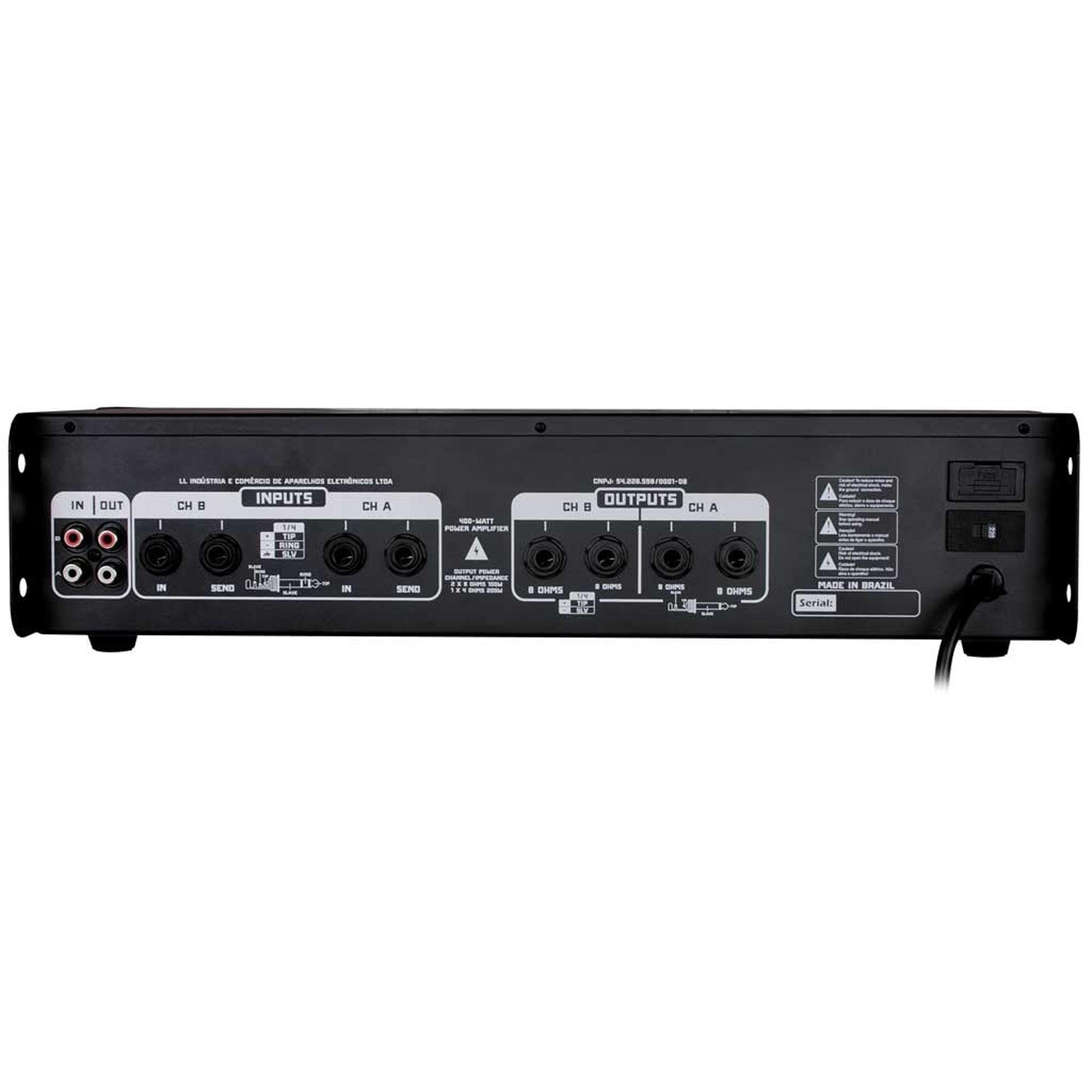 Amplificador LL Audio PRO1600 Professional Power - Mundomax