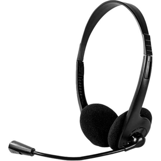 Headset Com Microfone Multilaser PH002 Preto - Mundomax