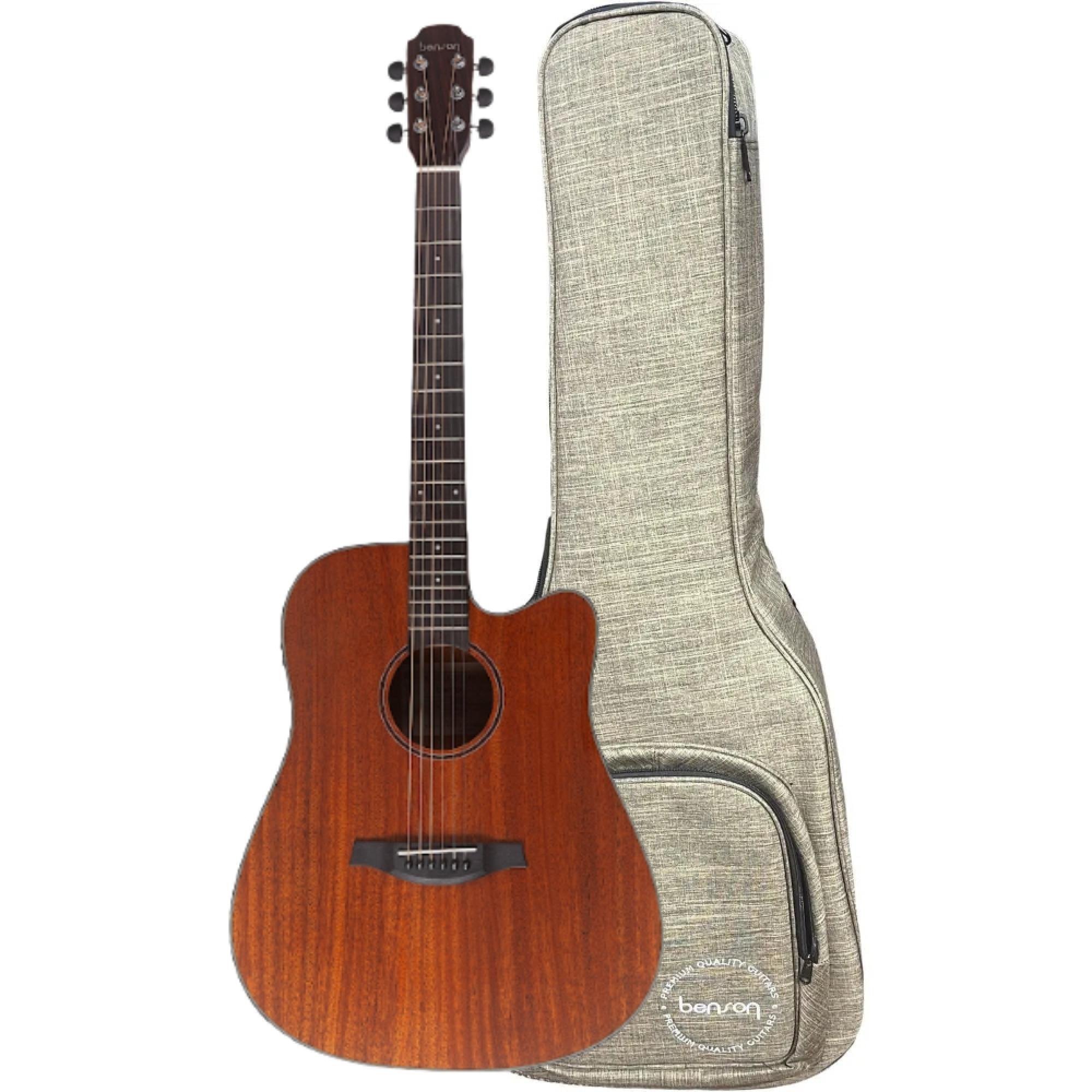 Violão Eletroacústico Benson Aço Dreadnought EXD500CE MAH Satin Exodus ...