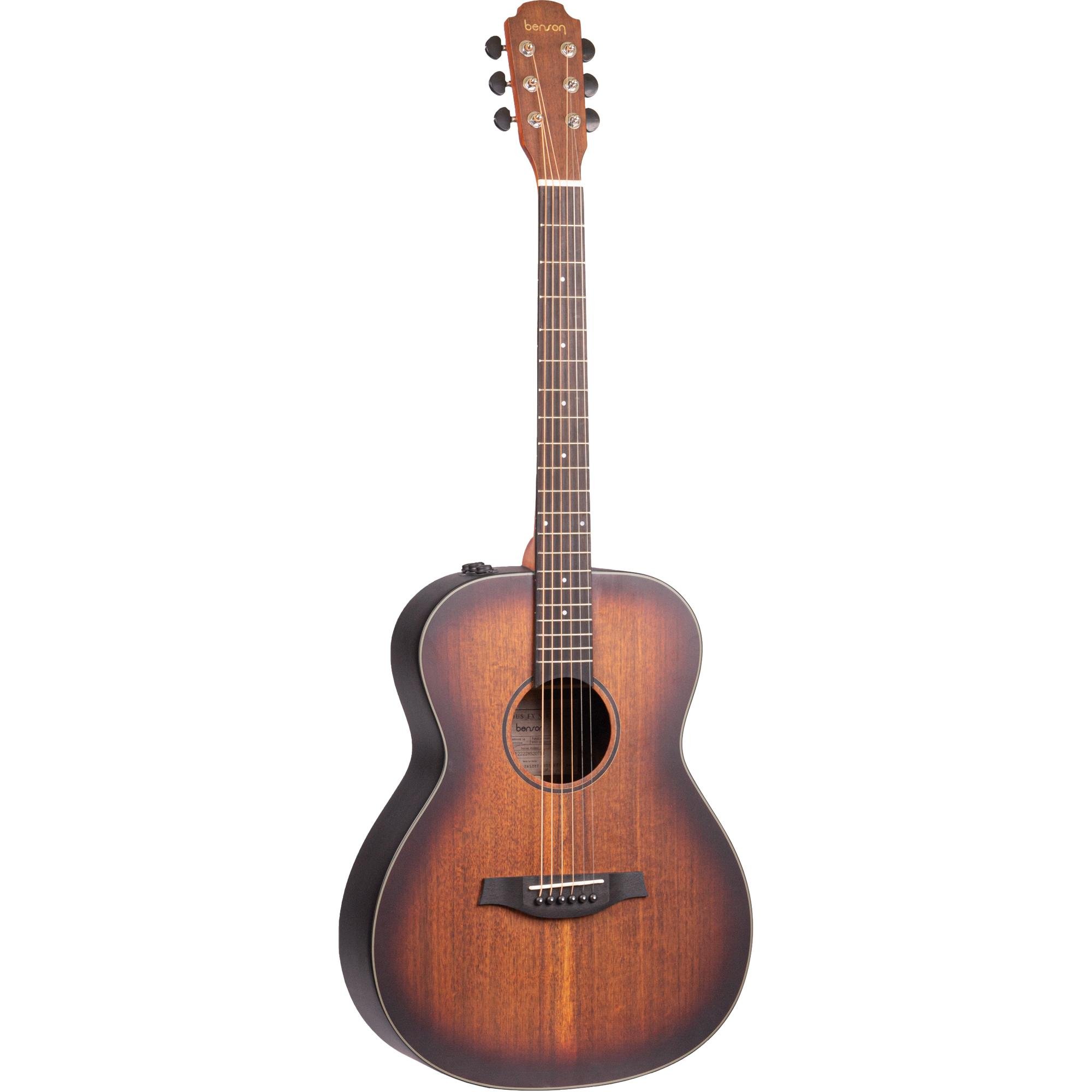 Violão Eletroacústico Benson Grand Auditorium EXF500FX Aço Light Burst ...