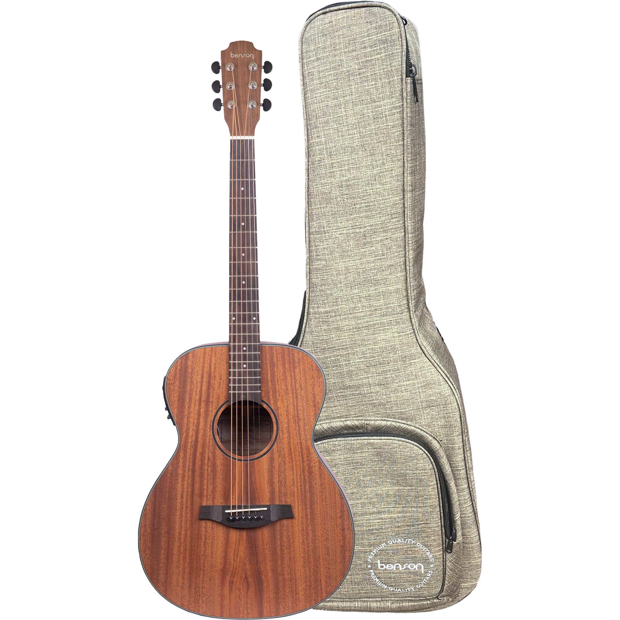 Violão Eletroacústico Benson Grand Auditorium EXF500E MAH Aço Satin ...