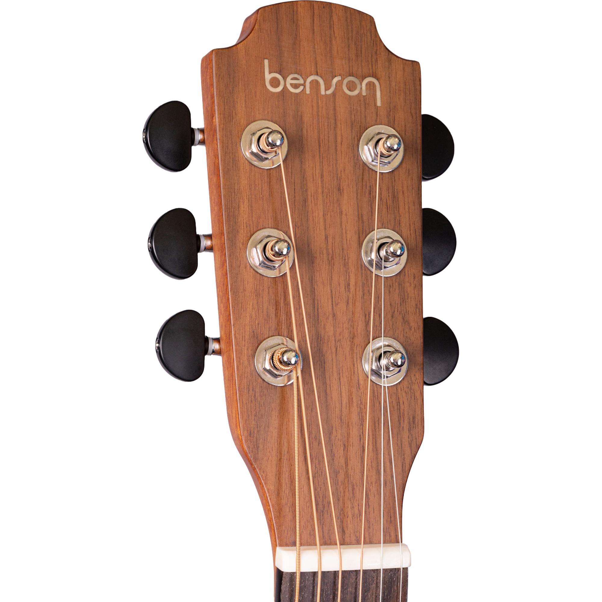 Violão Eletroacústico Benson Grand Auditorium EXF500E MAH Aço Satin ...