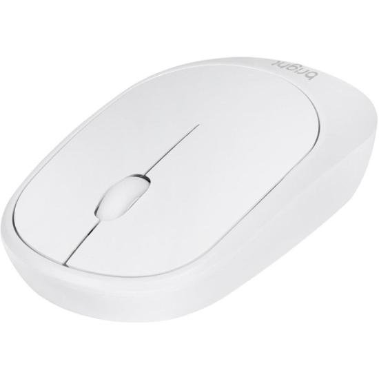 Mouse Sem Fio Bright MS001 Branco - Mundomax