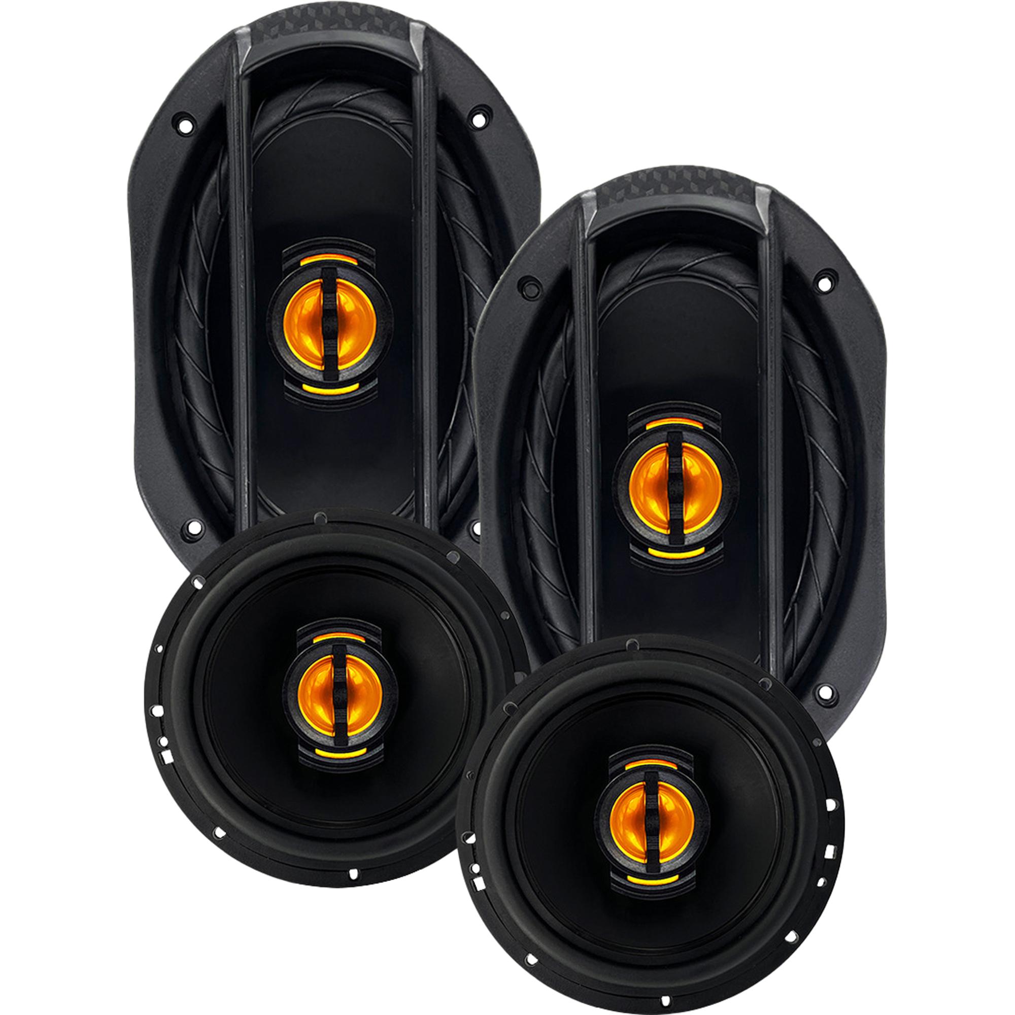 Kit Com 2 Alto-falantes Leson 5" e 6x9” 55w - Mundomax