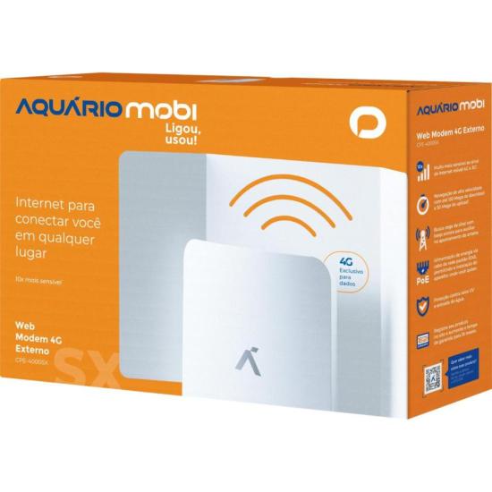 Modem Externo 4g CPE-4000SX Aquário - Mundomax