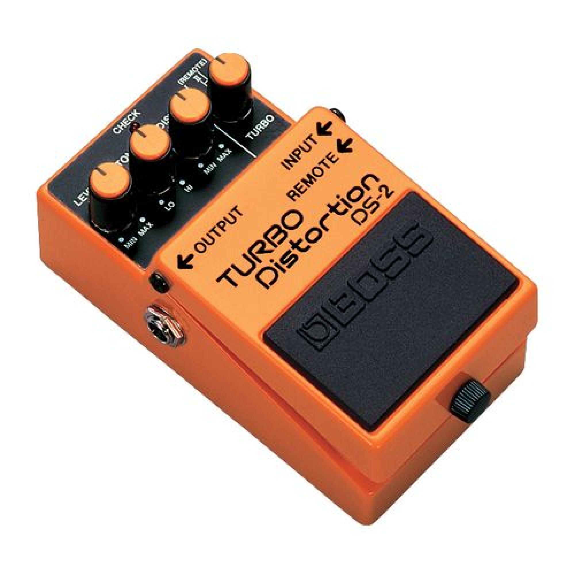 Pedal Turbo Distortion DS2 Laranja BOSS - Mundomax